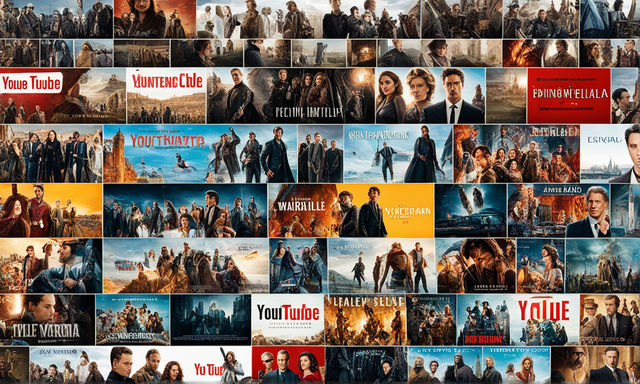A YouTube banner showcasing lots of movie characters and sce... by ...