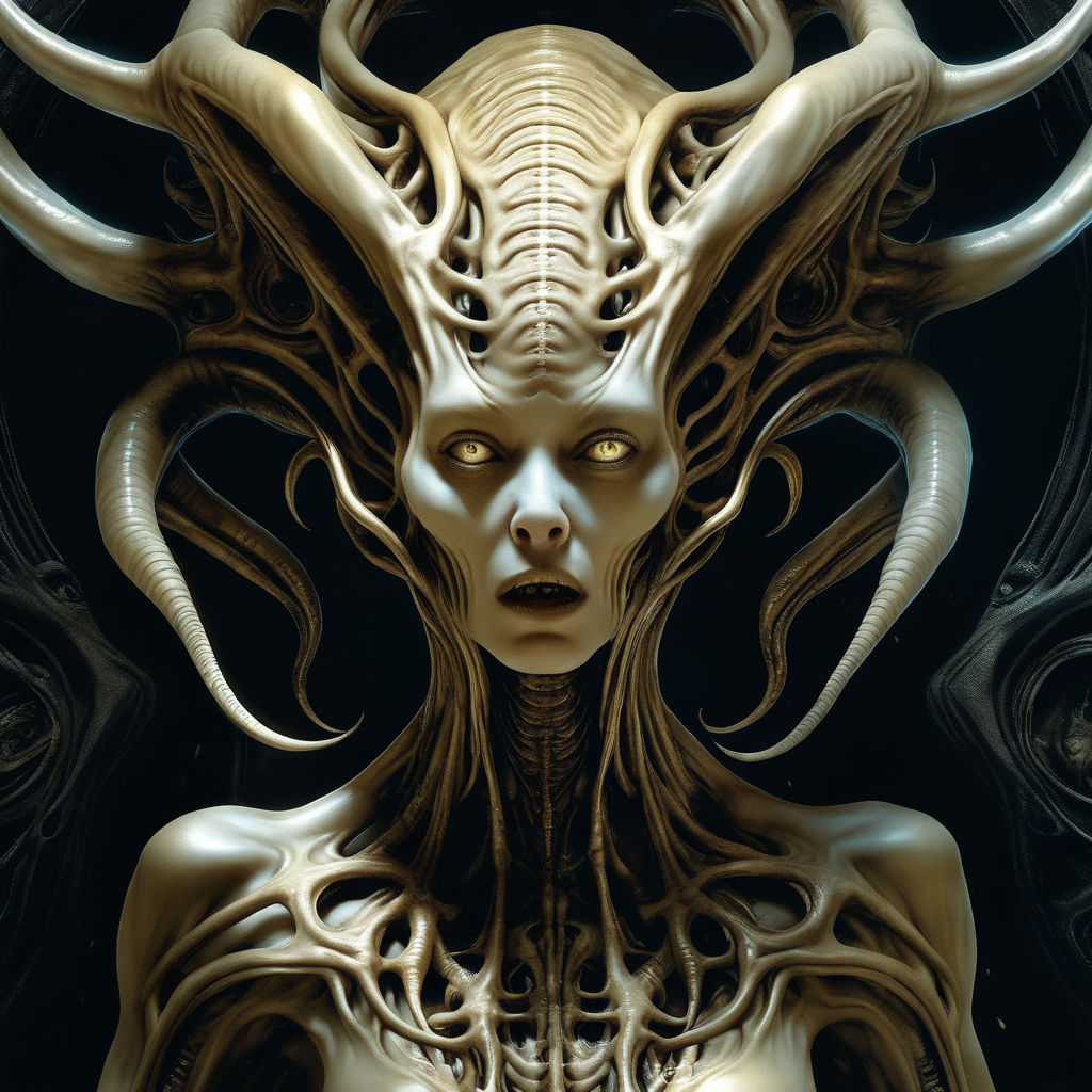 Evolving horrific disturbing alien mutated female human body... by ...