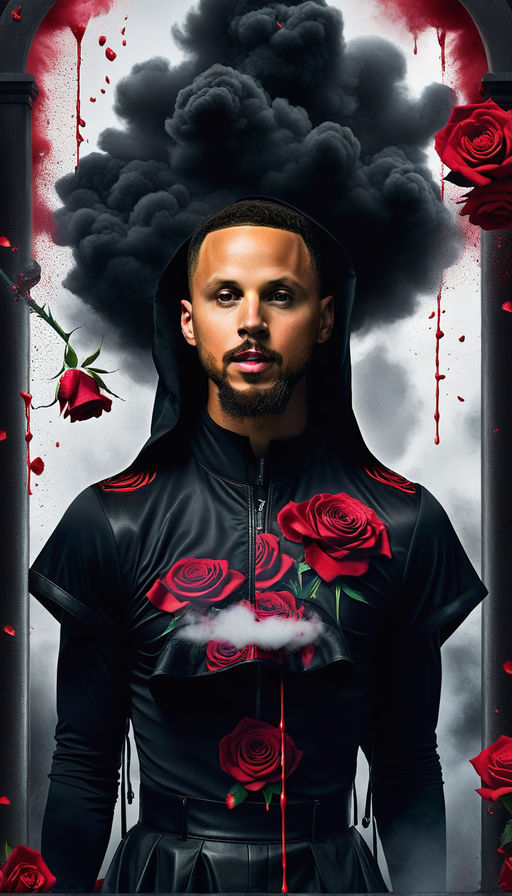 Steph Curry As A Male With A Mustache And Beard Steph Curry By Web3curry Playground
