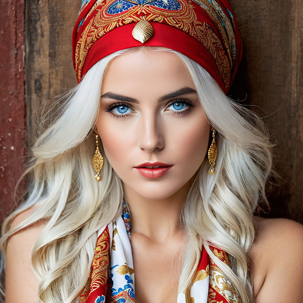 The real foto a beautiful woman in full figure with long by Indigo Swet ...