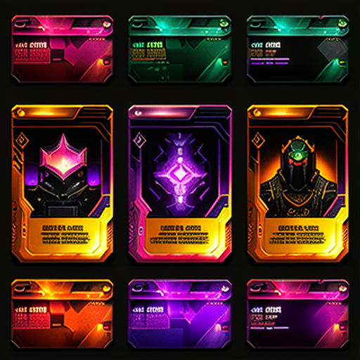 Cyberpunk card game by rAND - Playground