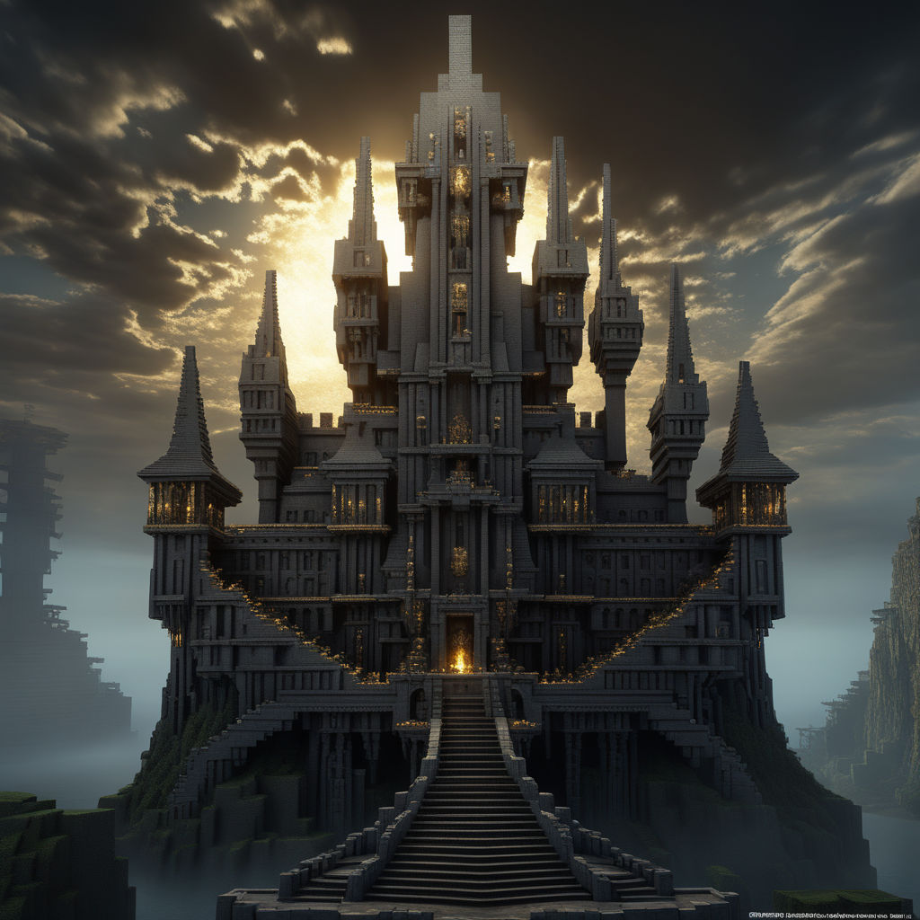 Minecraft black castle by stop no more - Playground