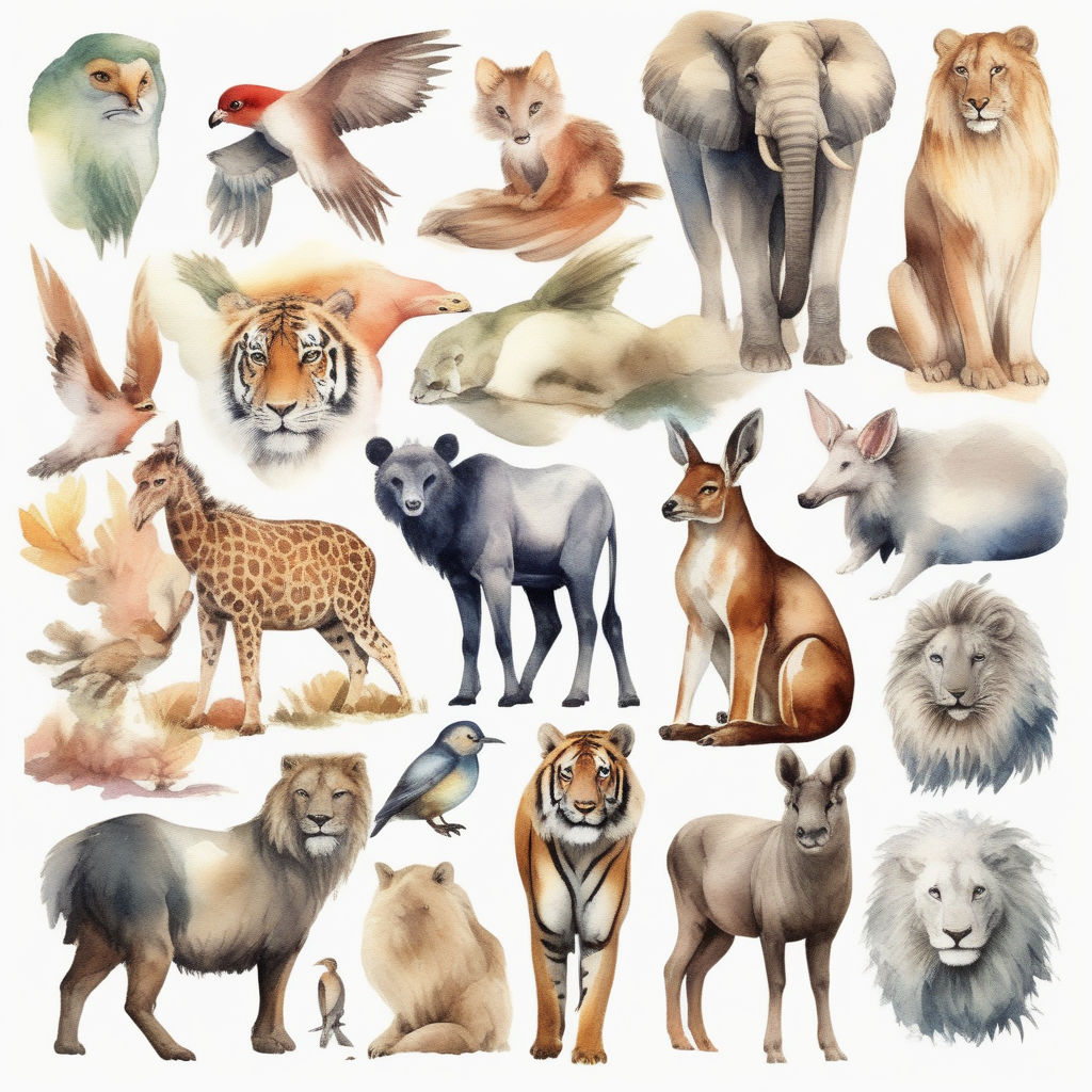Sticker sheet animals by Aruns Art Center - Playground