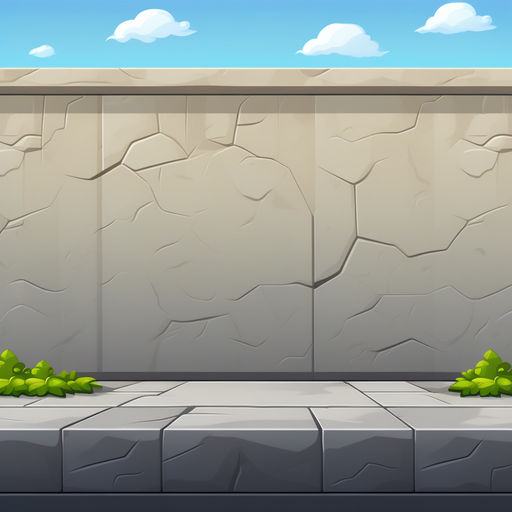 2D concrete wall cartoon background for game by Ladislav Odstrcil ...