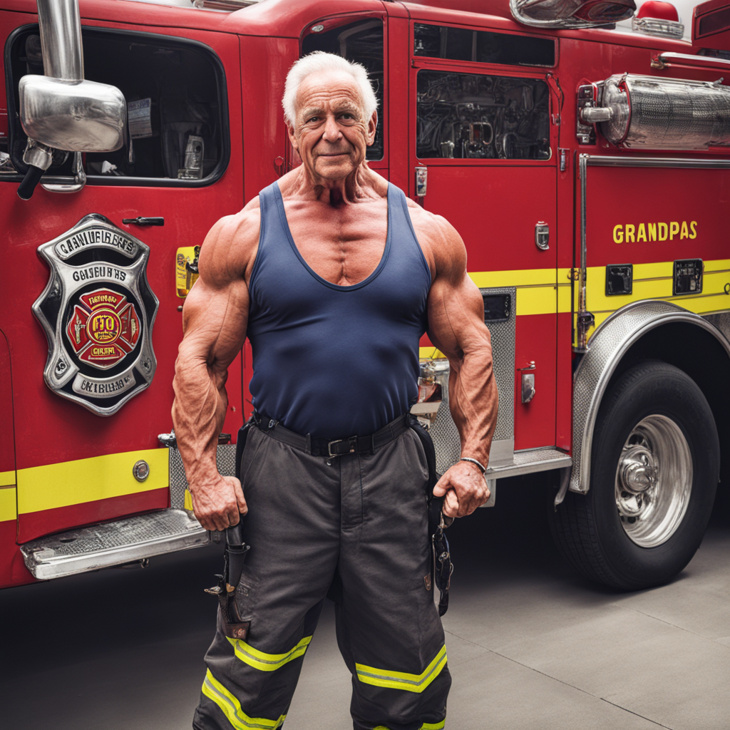 Bodybuilder grandpas old firefighter by outset413x - Playground