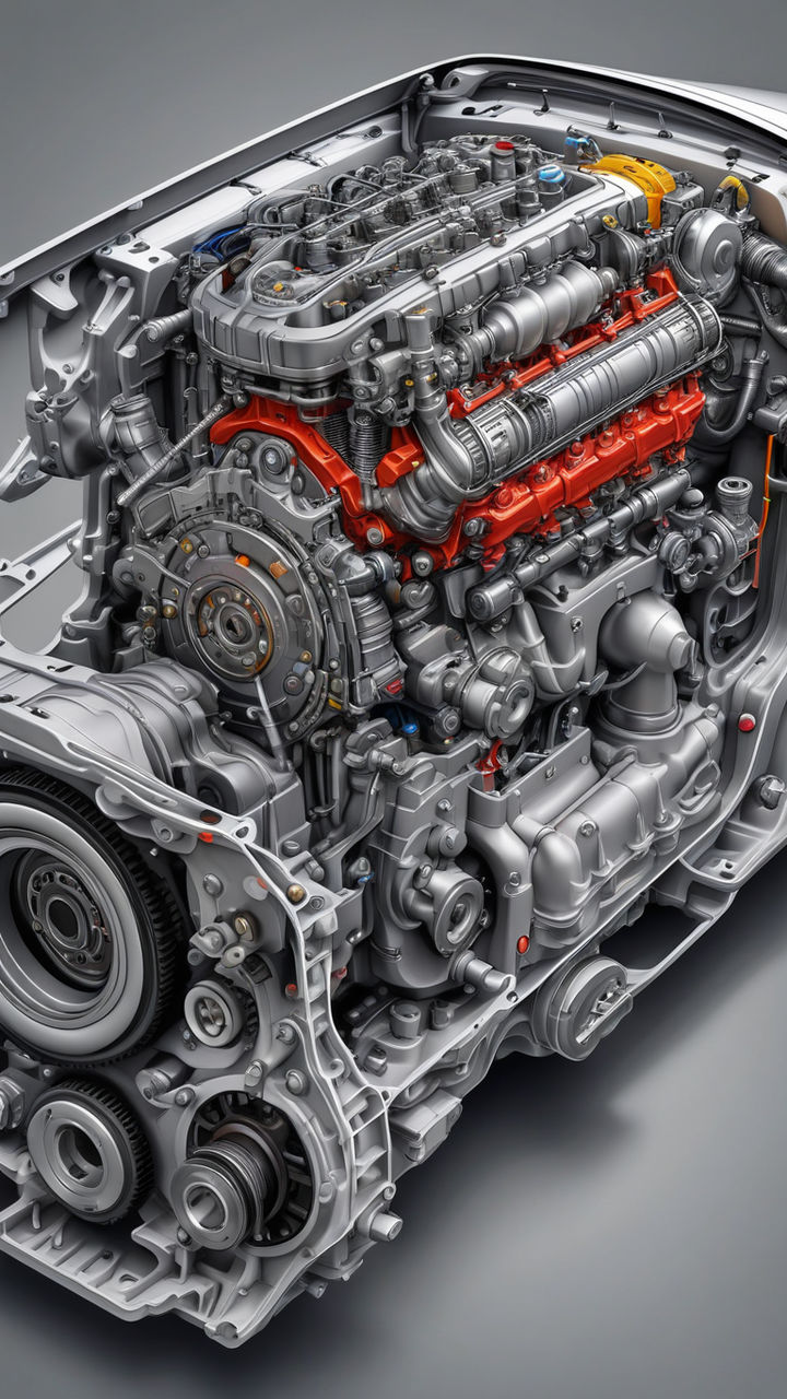 Cross-section view of a car by Nathan Gauthier - Playground