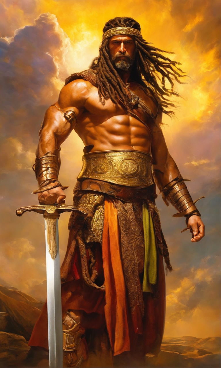 (SAMSON) BIBLICAL warrior ancient sword by Chestnut - Playground