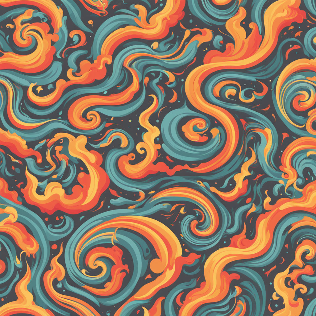 Cartoon-style vector graphics wallpaper design by Simon Pesko - Playground