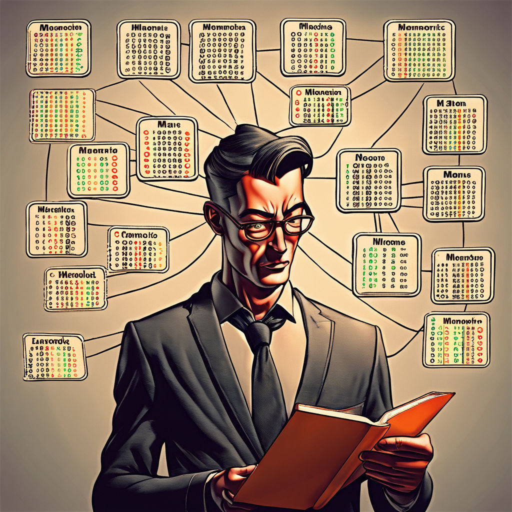 The man uses mnemonic techniques by Сергей Молков - Playground