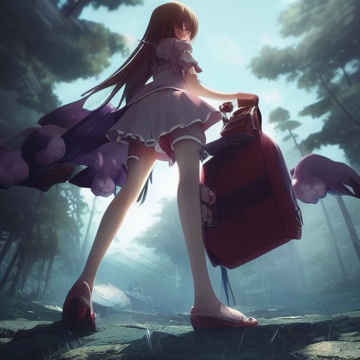 Anime girl upskirt by Sebastian Glabutschnig (DIZRUPTIVE) - Playground