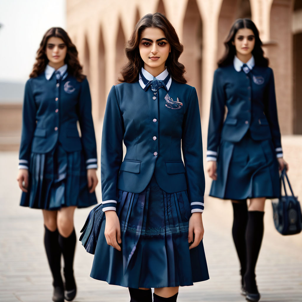 The school uniform for Iranian girls should be designed with... by Aria ...