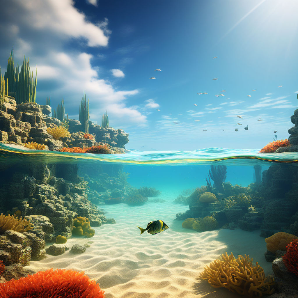 Ocean where the "ancient fish" lived. This fish was very old... by ...