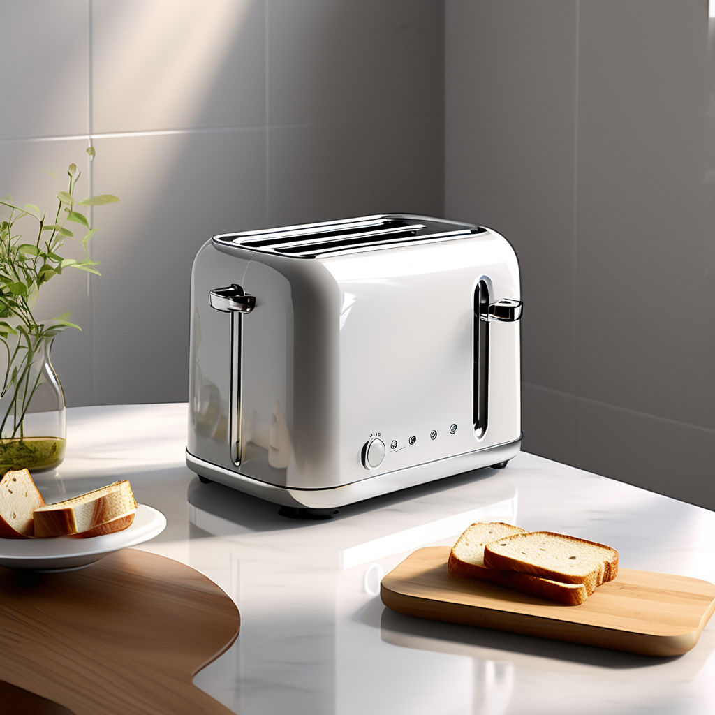 Minimalist easy-to-operate square toaster by 傅子宸 - Playground