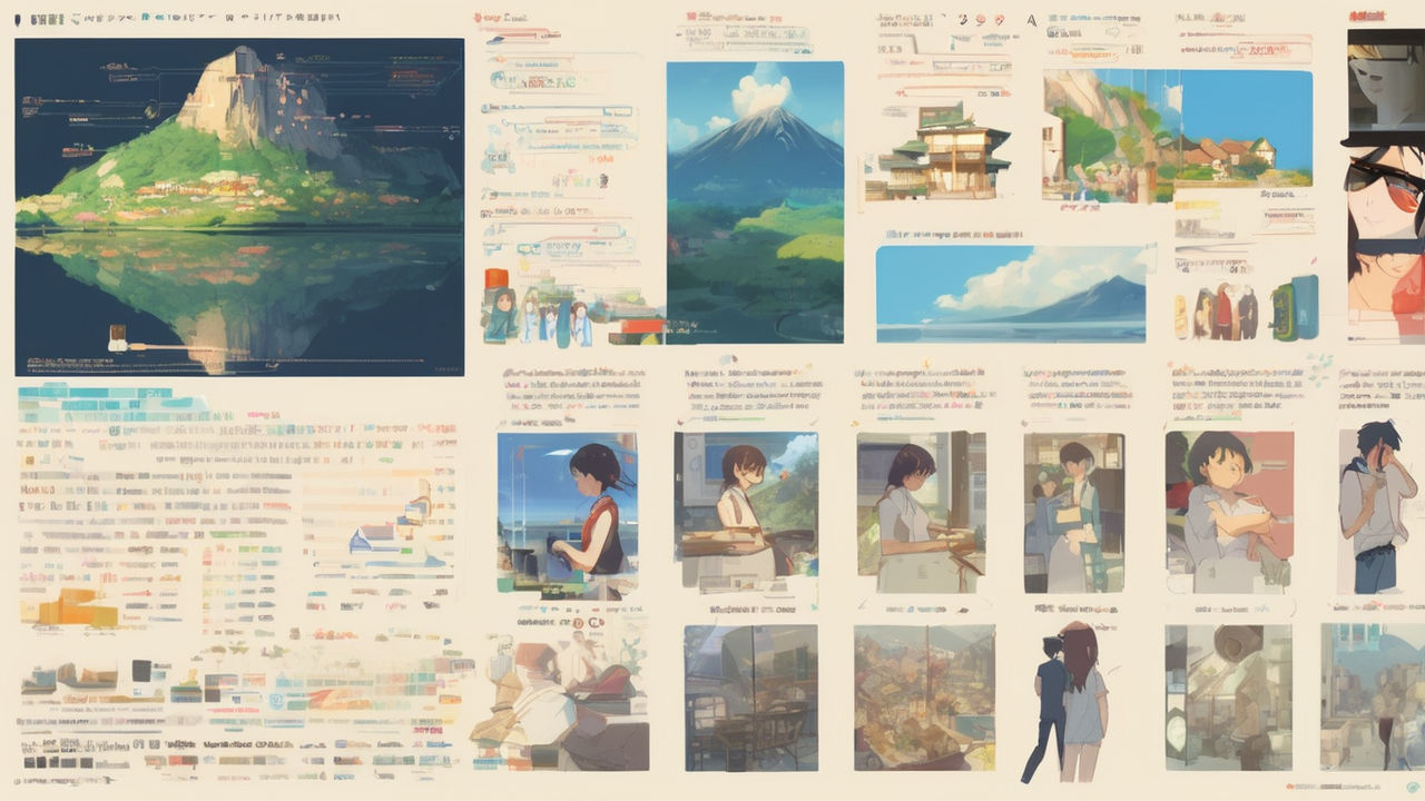 Anime animation Infographic by 424 Kill - Playground